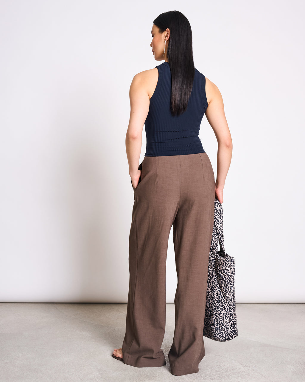 PLEATED WIDE PANTS NIVA CLAY – JAN 'N JUNE