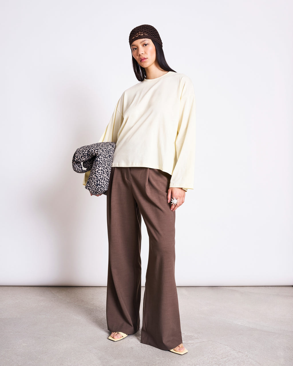PLEATED WIDE PANTS NIVA CLAY – JAN 'N JUNE
